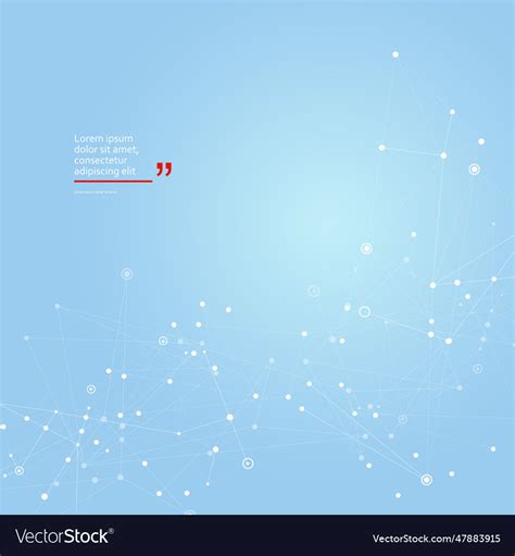 Abstract Plexus Technology Design Background Vector Image