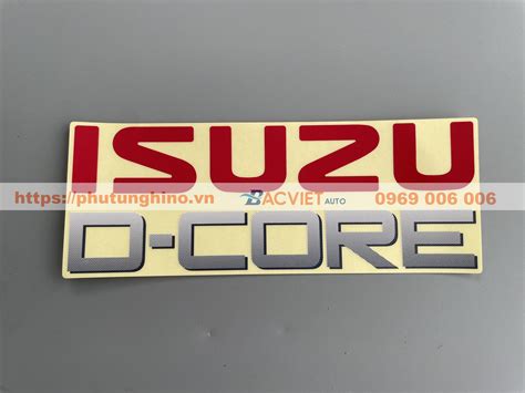 Tem D CORE xe tải ISUZU Bắc Việt Auto