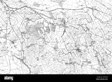 Map Of Westmorland Sheet 008 Ordnance Survey 1861 1863 Stock Photo