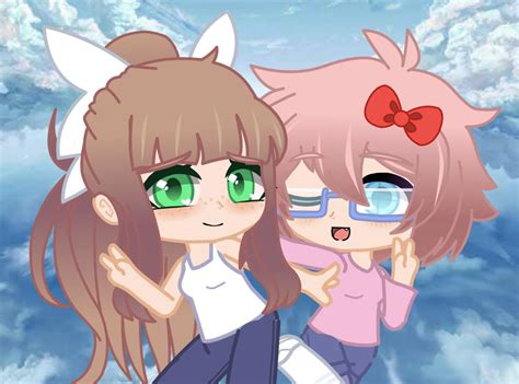 Strike A Pose~ Featuring Ddlcs Monika And Sayori Rddlc