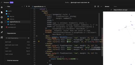antv g react node 部分组件的 typescript 类型缺失 Issue antvis G GitHub
