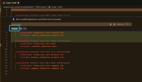Leveraging The TMDL View Feature In VSCode With GitHub Copilot My Experience