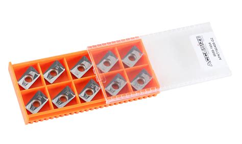 Apkt Lh Carbide Insert For Cutting Aluminum K10 10pcs Set