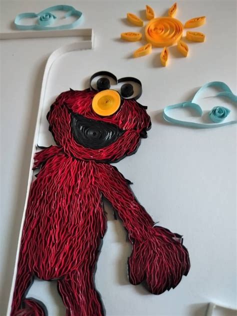 Elmo Letter L Monogram Etsy