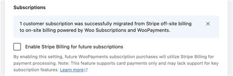 Woopayments Stripe Billing For Subscriptions Documentation Woocommerce