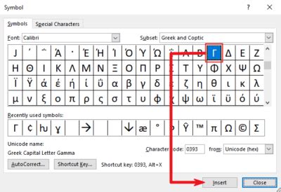 How to type Gamma Symbol in Word on Keyboard Γ or ɣ Software Accountant