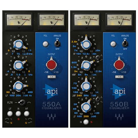 Api 550a And Api 550b Eq Plugins Waves Audio