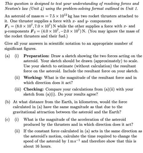 Solved This Question Is Designed To Test Your Understanding Chegg Com