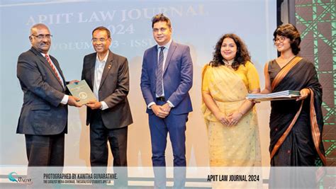 Apiit Law School Launches ”apiit Law Journal 2024 Volume 3” Print