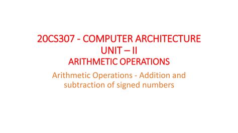 1 arithmetic operations addition and subtraction of signed numbers pptx