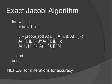 ppt efficient architectures for eigen value decomposition powerpoint