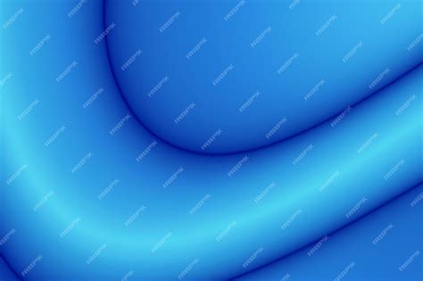 Blue Curve Wavy Background Premium Ai Generated Image
