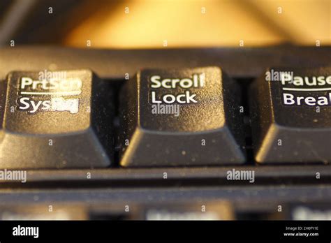 Closeup Of The Computer Keyboard Stock Photo Alamy