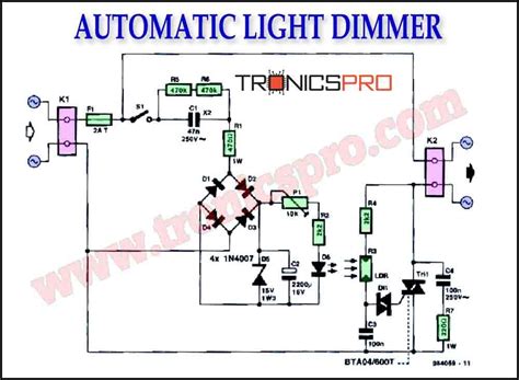 Automatic Light Dimmer Circuit Diagram Artofit