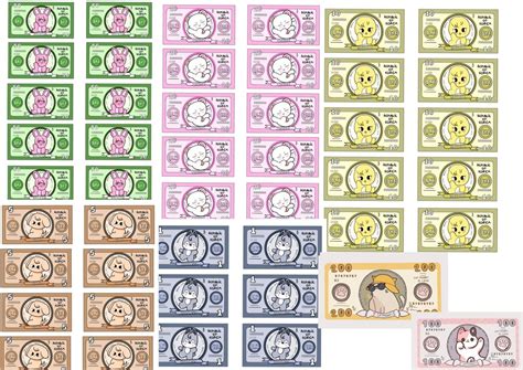Monedas Y Billetes De Juguete Para Imprimir Artofit