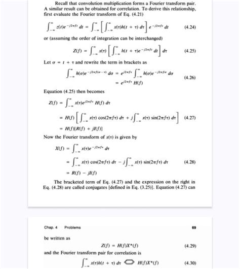 Recall That Convolution Multiplication Forms A Fourier Transform Pair A