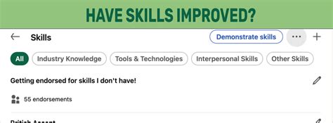 Revisiting Linkedin Profile Skills