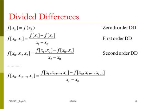 ppt cise301 numerical methods topic 5 interpolation lectures 20 22