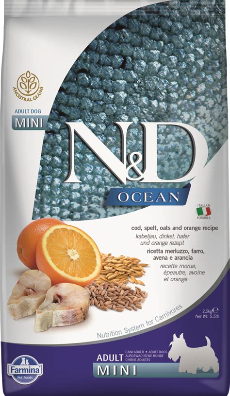Farmina Nandd Ocean 2 5 კგ ძაღლის მშრალი საკვები ვირთევზათი Veli Store