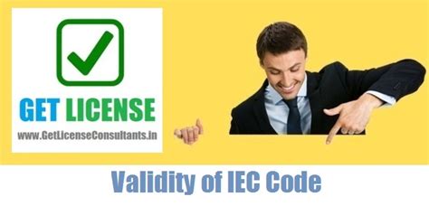 Validity Of Iec Code Get License Consultants