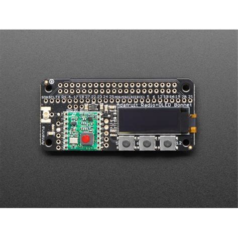 Buy Adafruit 4073 Rfm69hcw Transceiver Radio Bonnet 433 Mhz Radiofruit Online In India Fab