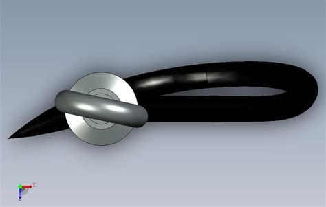 鱼钩 Step 模型图纸免费下载 懒石网