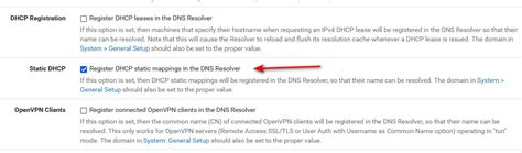 Dhcp Static Mappings And Dns Host Overrides Rpfsense