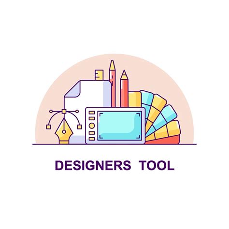 Designer Tools Creative UI Concept Icon 2146127 Vector Art At Vecteezy