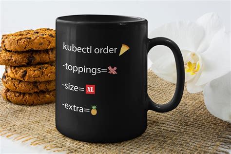 Kubernetes Pizza Coffee Mug Funny Kubernetes Mug Devops Mug It