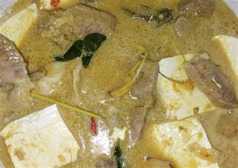Resep Gule Tahu Sapi Oleh Neppha Pati Cookpad