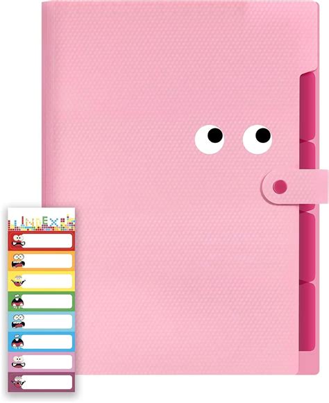 Nisun 5 Pockets File Organizer Expanding File Folder Accordion