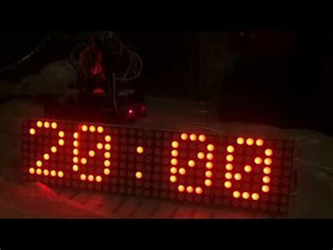 Arduino TehNiq Matrix Mini Clock With Alarm Thermometer And Hygrometer