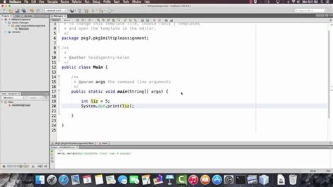 Think Java 71 Multiple Assignments Assignments Java Multiple