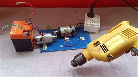 Diy Mini Generator Setup School Project Generator Youtube