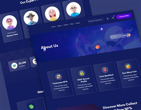 xd to elementor xd to html crypto react js behance
