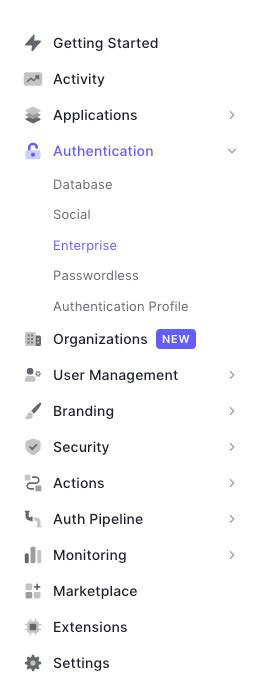 Log In With Zitadel On Auth0 Through Saml 20 Zitadel Docs