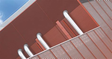 Ventilated Aluminium Wall Cladding For Data Centres Features Building