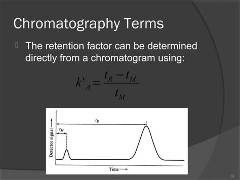 Theory Of Chromatographic Separations