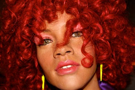 Rihanna Wallpaper Red Hair