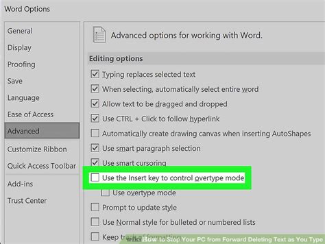 How To Stop Your Pc From Forward Deleting Text As You Type