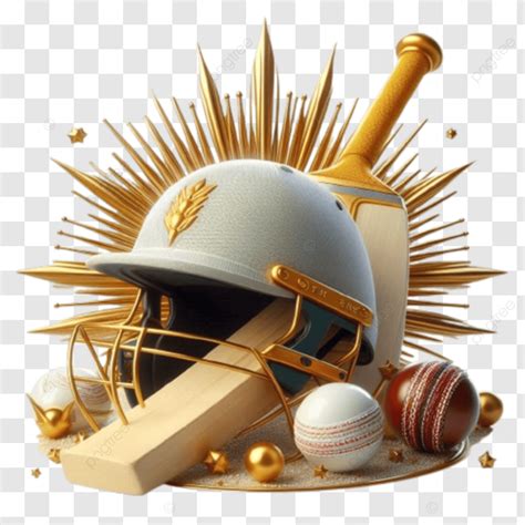 배트 위켓 베일과 복사 공간을 갖춘 참가 팀의 3d 렌더링 크리켓 헬멧 배트 위켓 베일과 복사 공간을 갖춘 참가 팀의 3d