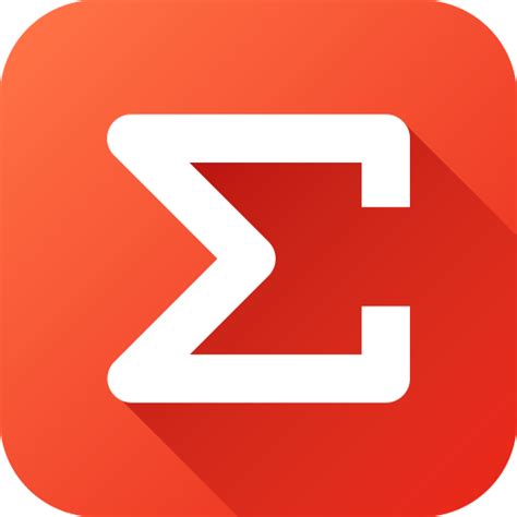 Summation Generic Gradient Fill Icon