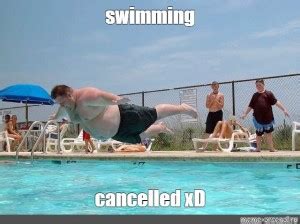 Create Meme Man In Swimming Pool Funny Man Jumps Into Pool Jumping Into The Pool Pictures