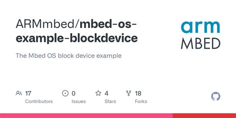 Github Armmbed Mbed Os Example Blockdevice The Mbed Os Block Device Example