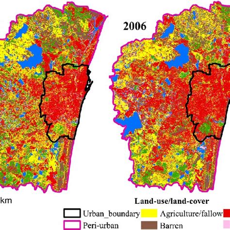 Land Use Land Cover Dynamics In Cma Source Mathan And Krishnaveni 2019 Download Scientific