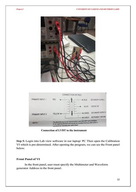 Measurement Of Temperature And Calibration Of Lvdt Pdf Computer Peripherals Computing