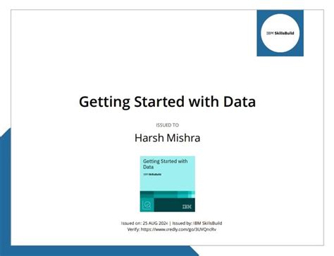 Harsh Mishra On Linkedin Dataanalytics Ibm Continuouslearning