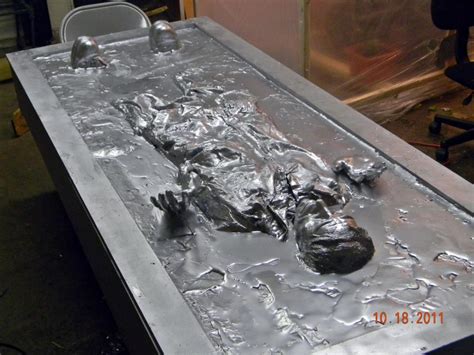 Han Solo In Carbonite Replica How To Make A Life Size Han Solo Frozen In Carbonite Replica