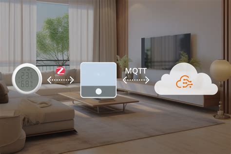 how to use zigbee2mqtt to send temperature sensor data to the server