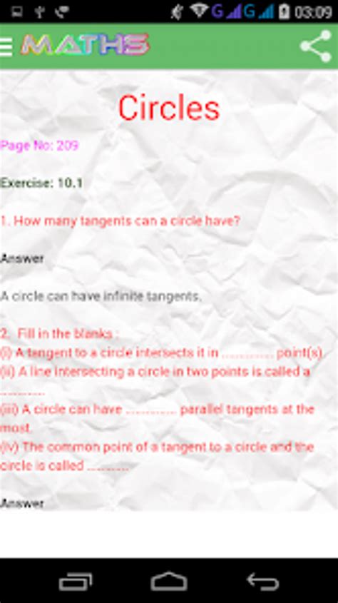 Class 10 Maths Solutions For Android Download